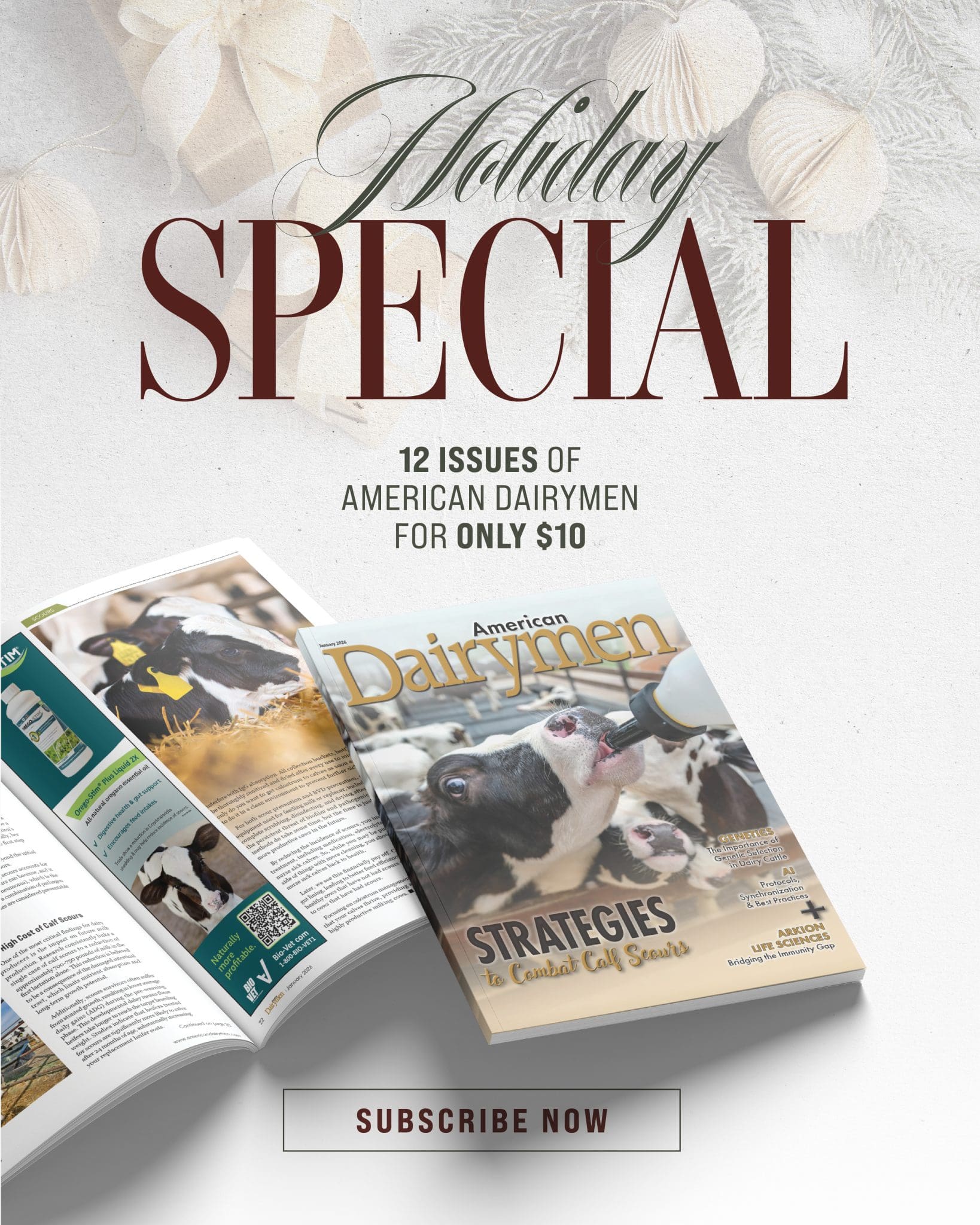 Holiday Subscription Special - American Dairymen